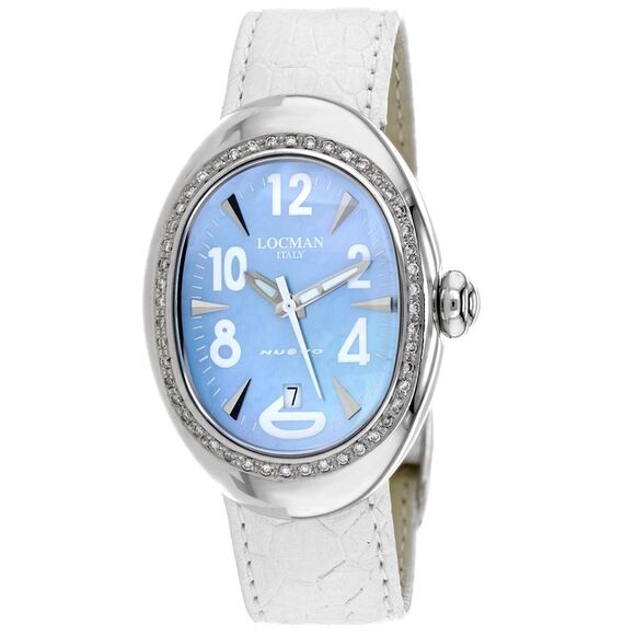 Locman | Jewelry | Locman Womens Diamond Nuovo Blue Dial Watch ...